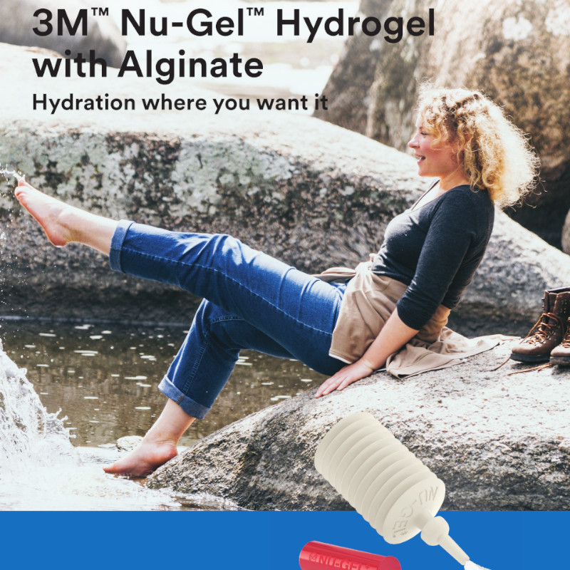 Unguent rani greu vindecabile 3M Nu-Gel Hydrogel cu Alginat, cutie 10 ...