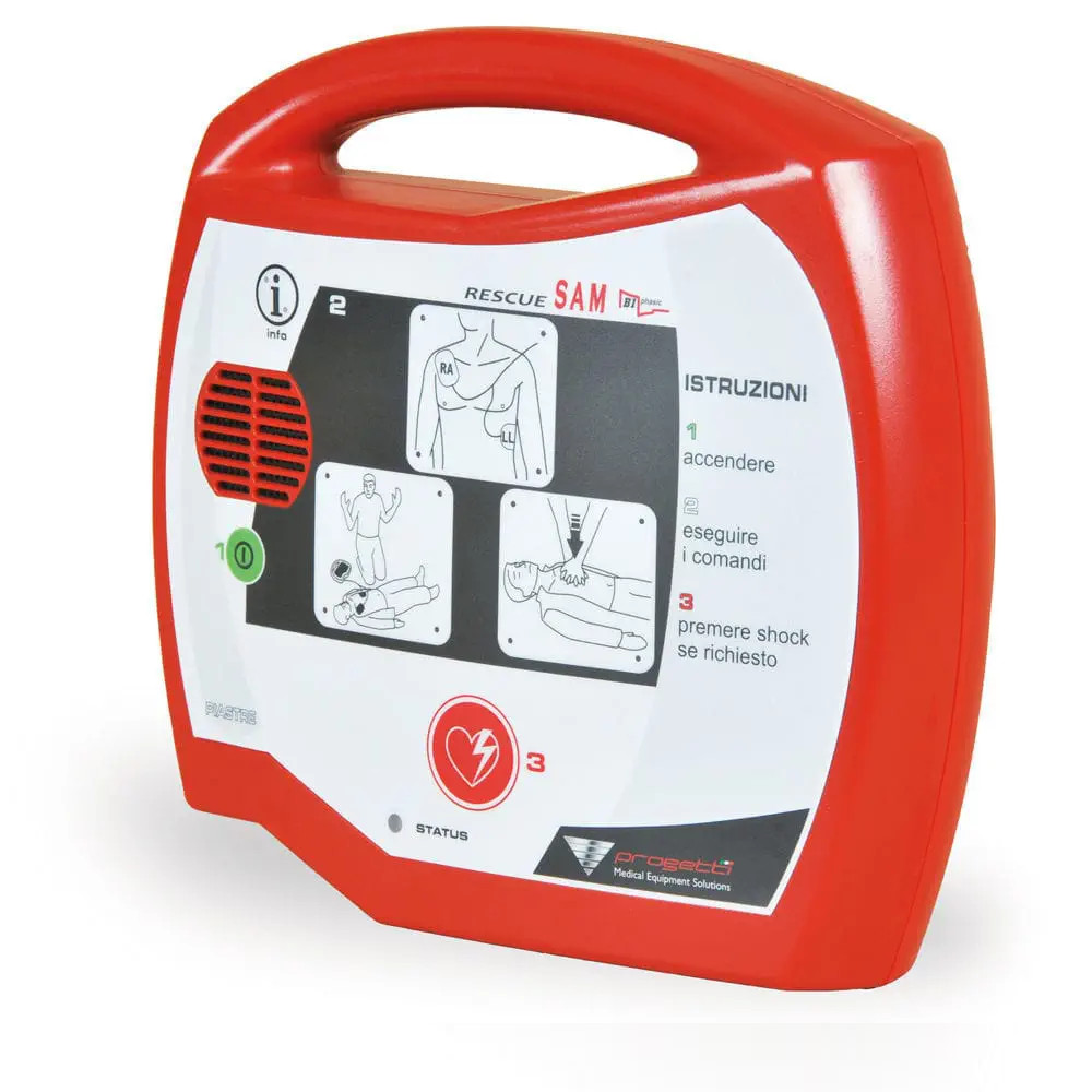 Defibrilator Rescue Sam® AED, semi-automat, ECG, Defibrilatoare ...