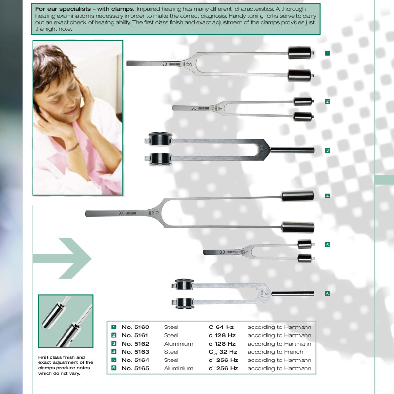 Diapazon medical Hartmann 128 Hz, Diapazoane medicale, PRODUSE MEDICALE