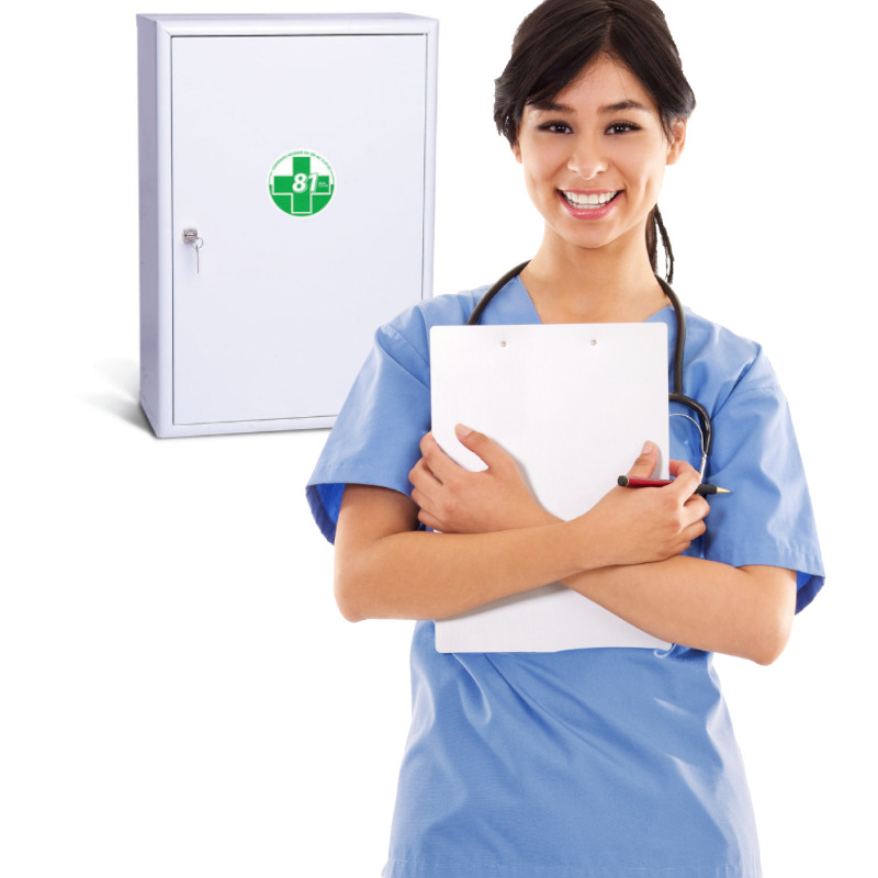 Dulap medical metalic echipat Med® Kit, Genti medicale echipate ...