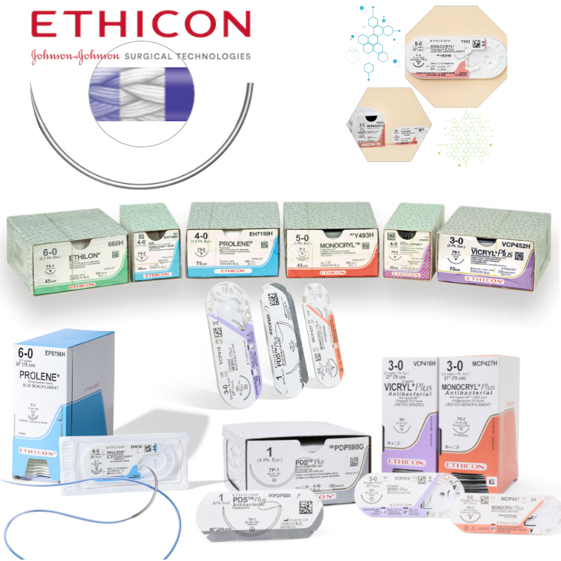 Fire de sutura resorbabile cu ac chirurgical, cutie 12 sau 36 fire ...