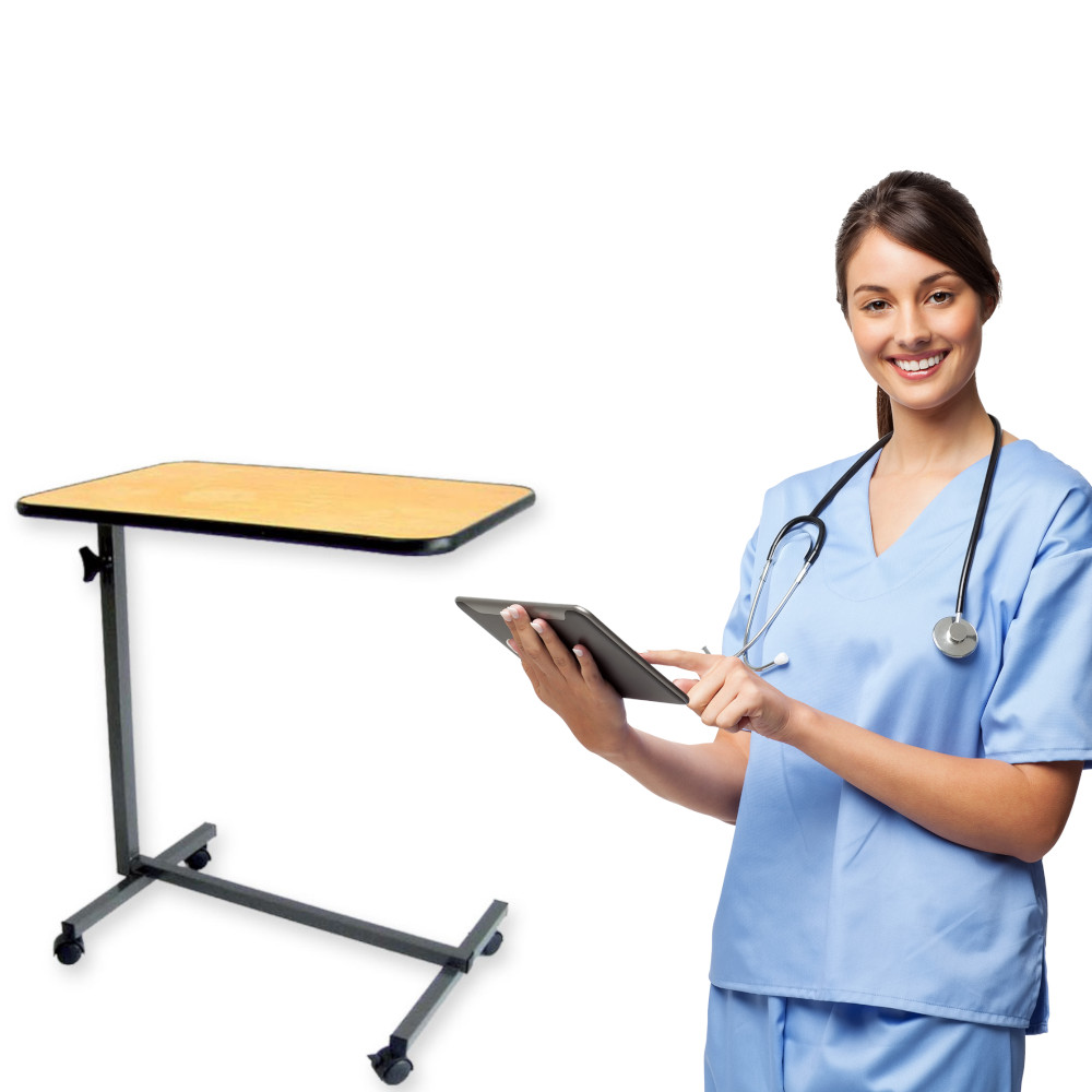 Masa medicala de servit la pat spital, Mobilier medical, PRODUSE MEDICALE