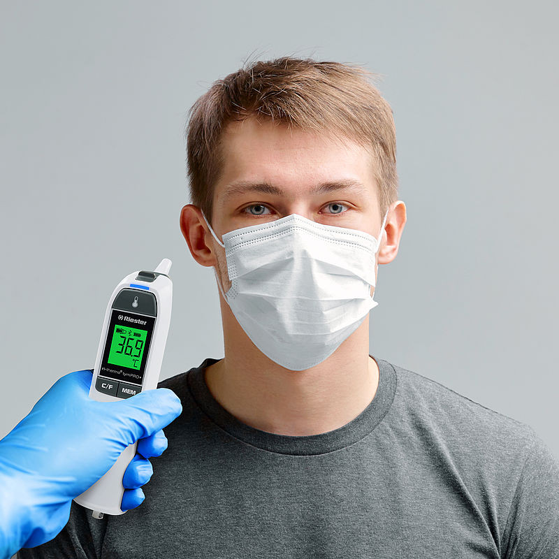 Termometru digital cu infrarosu ri-thermo® tymPRO+, Termometre medicale ...